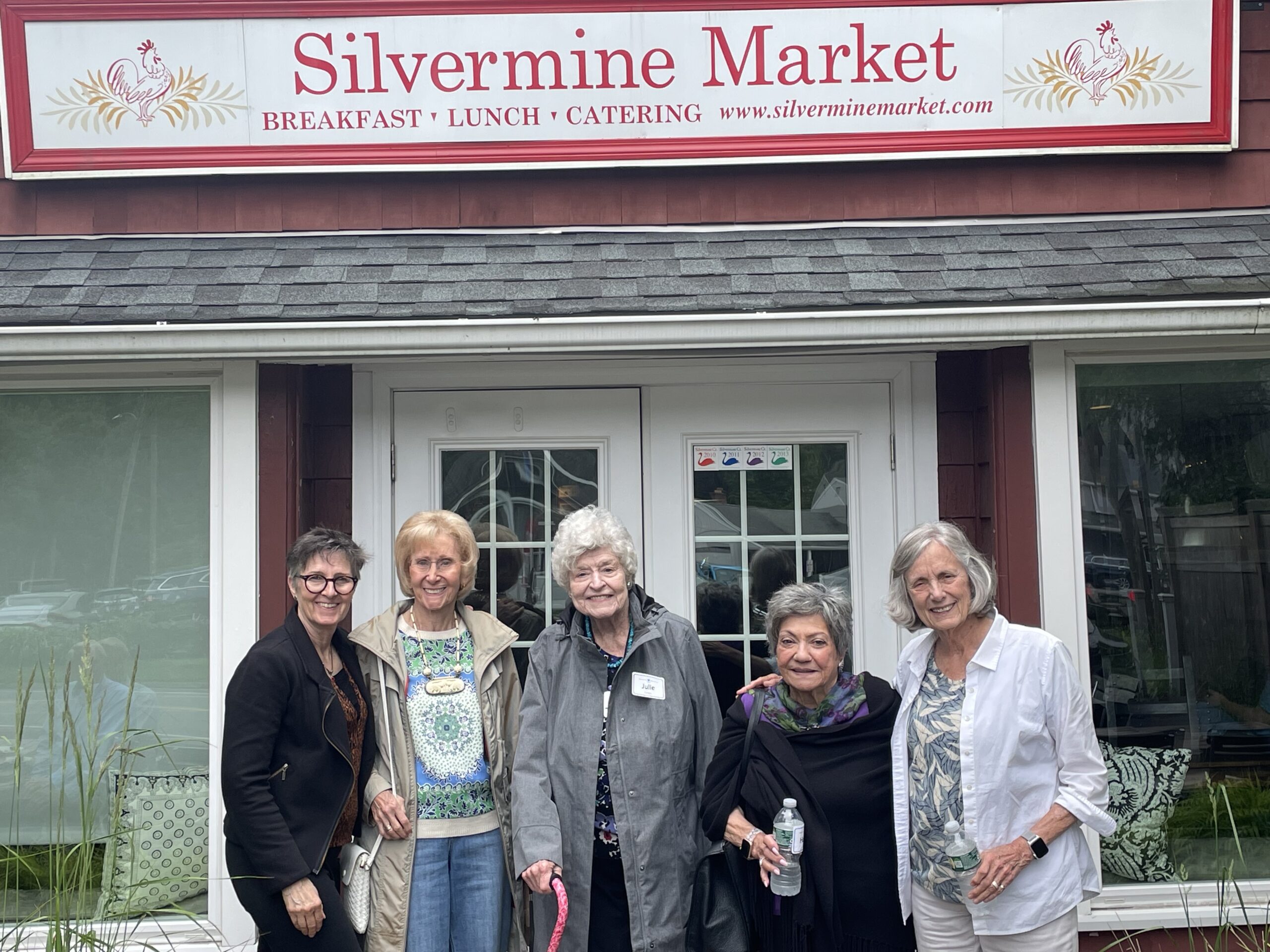 6-18-25 Lunch at Silvermine Market - Staying Put in New Canaan